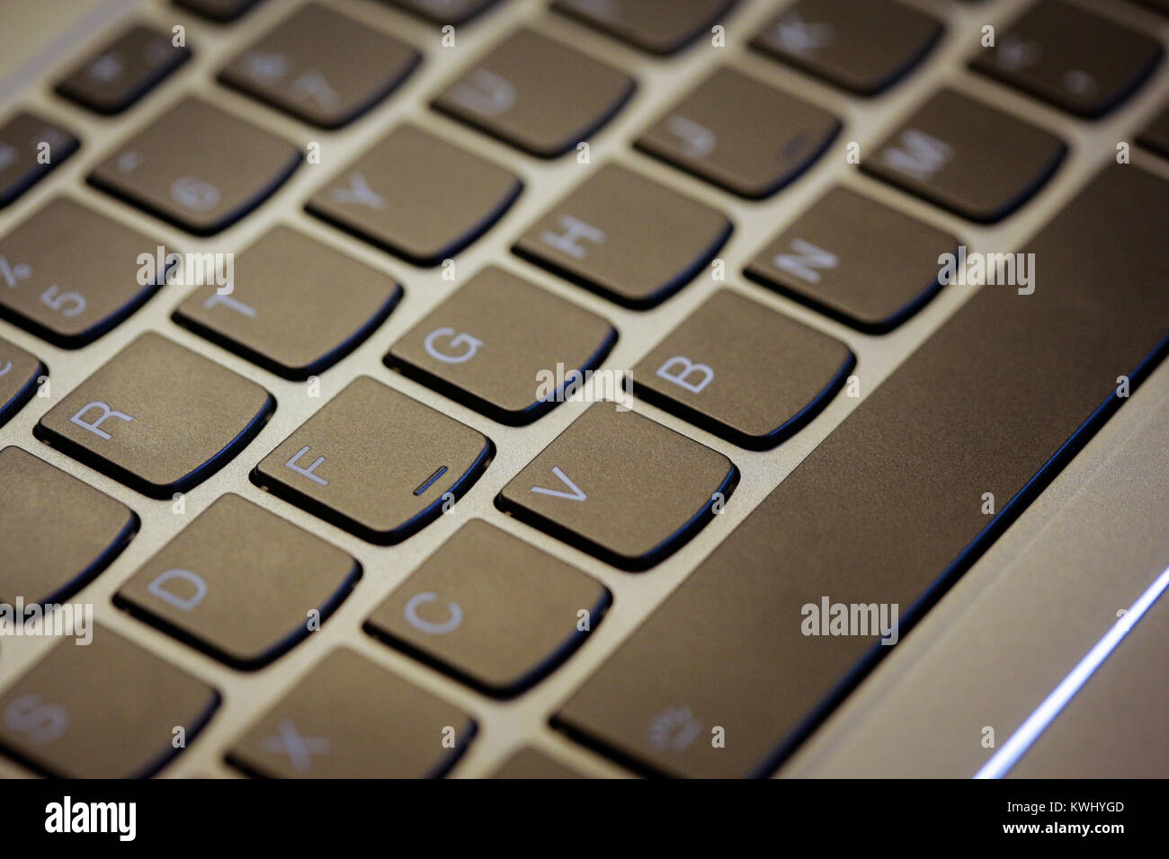 Computer notebook keyboard credit hi-res stock photography and images ...
