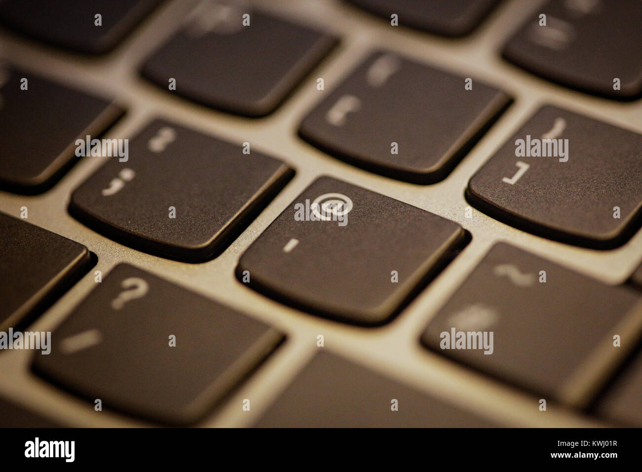 Closeup of laptop keyboard Stock Photo - Alamy