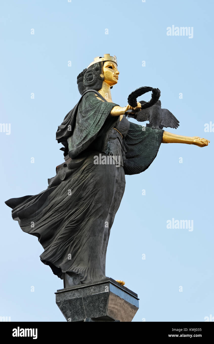 Sofia, Bulgaria - July 04, 2017: The Famous Golden Statue of St. Sofia ...