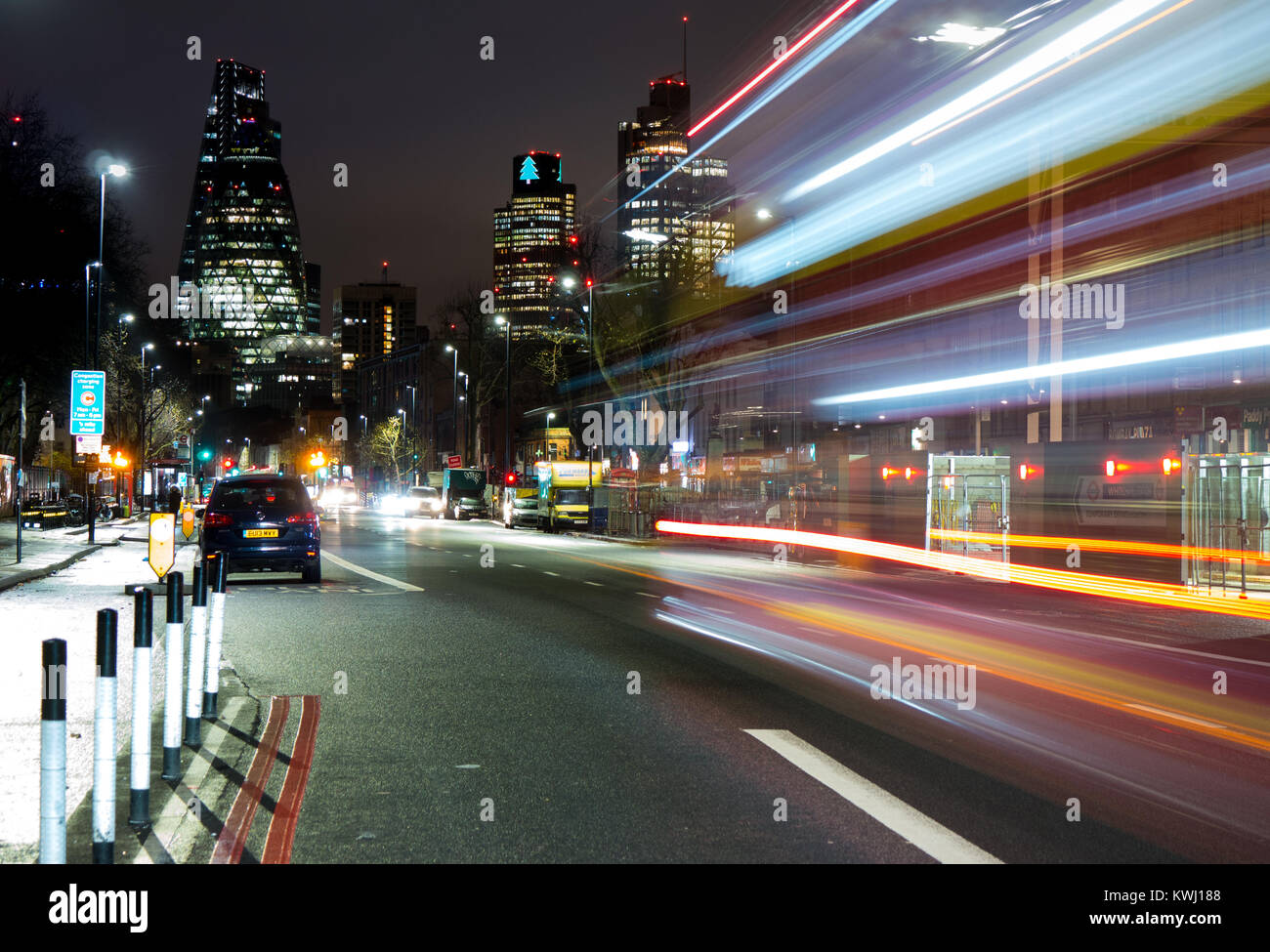 London night view Stock Photo - Alamy
