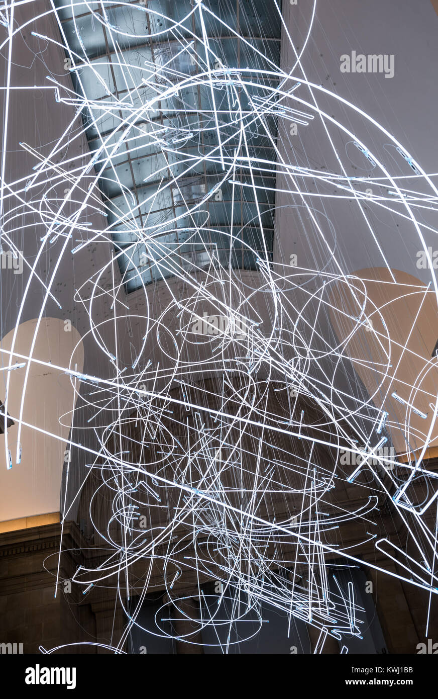 Forms in Space...by Light (in Time) by Cerith Wyn Evans, Tate Britain ...