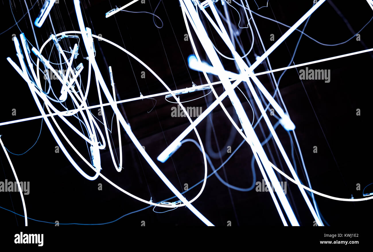 Forms in Space...by Light (in Time) by Cerith Wyn Evans, Tate Britain ...