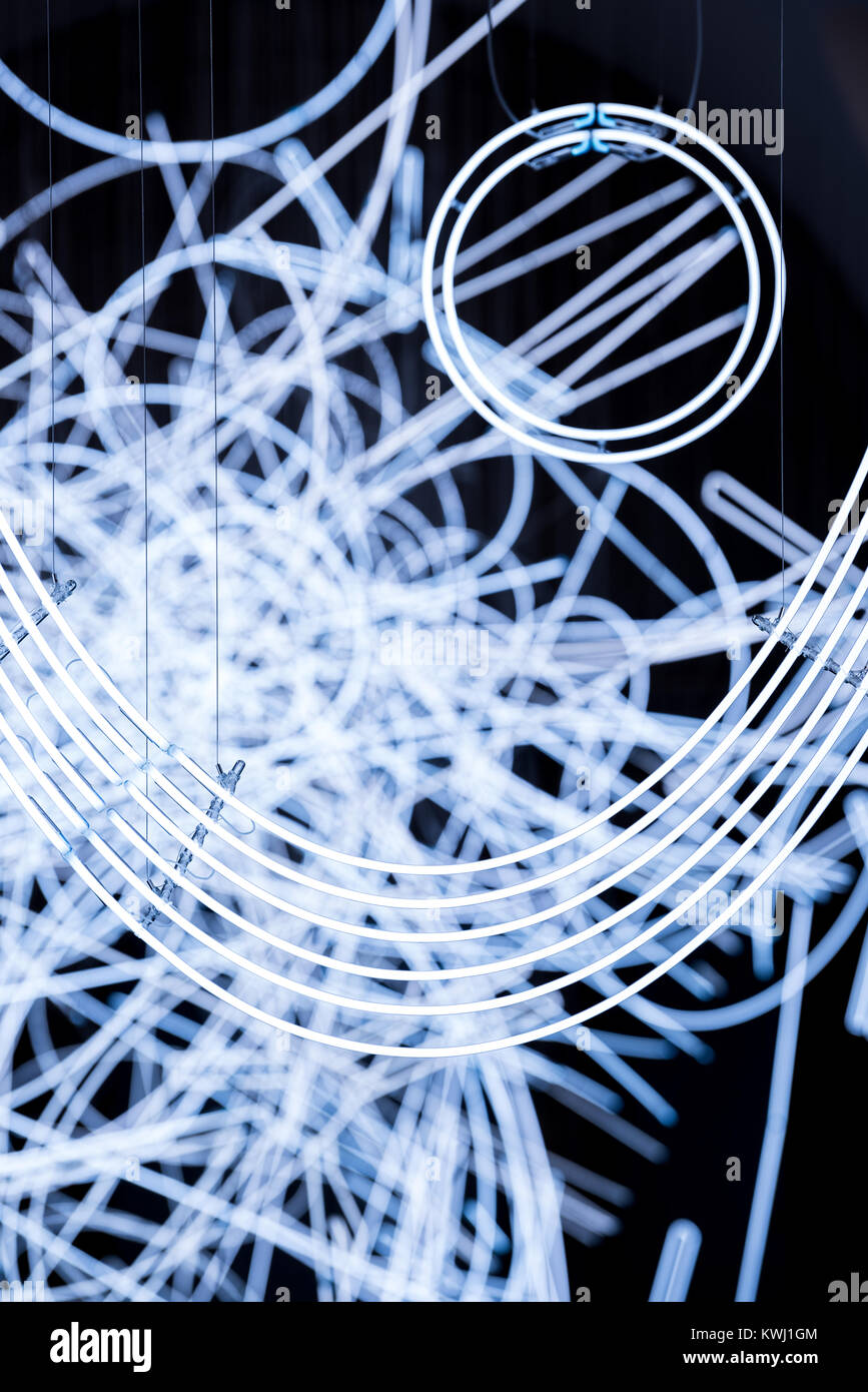 Forms in Space...by Light (in Time) by Cerith Wyn Evans, Tate Britain ...