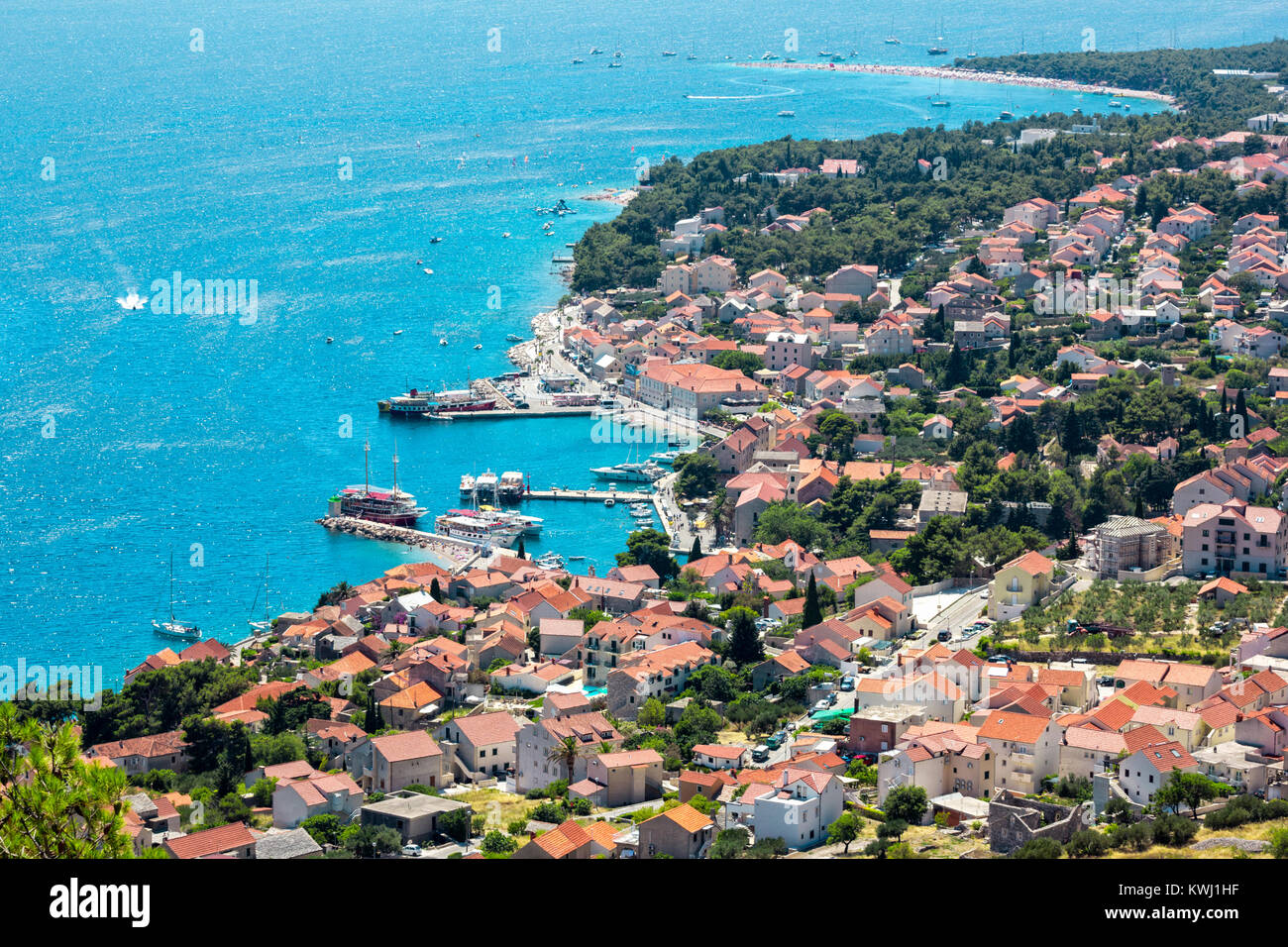 An overview of the city of Bol, located in the southern parts of ...