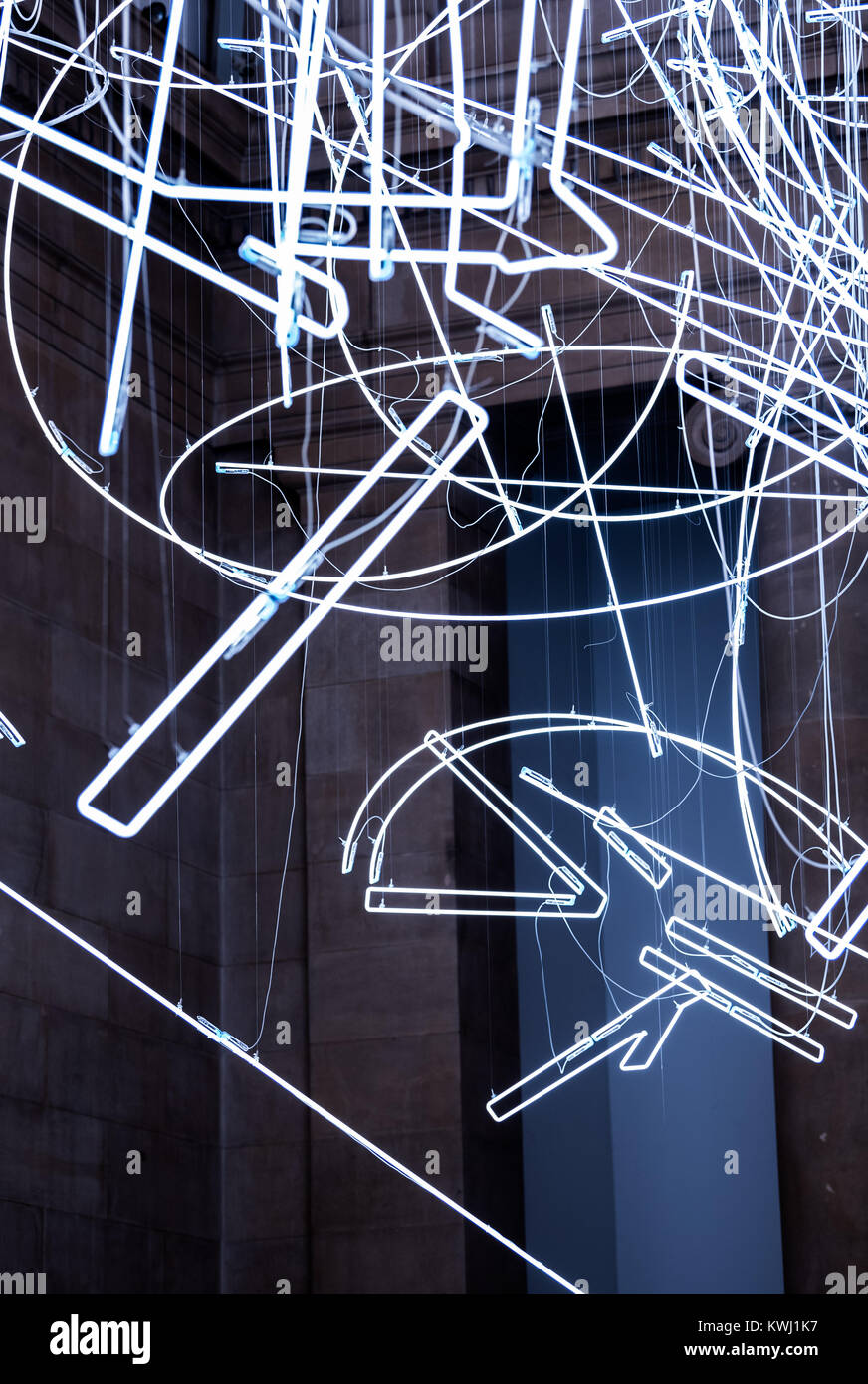 Forms in Space...by Light (in Time) by Cerith Wyn Evans, Tate Britain ...