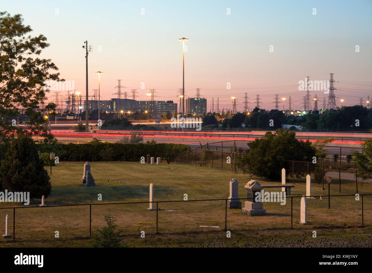 Richview Memorial Cemetery is nestled between highways 401 and 427 in ...