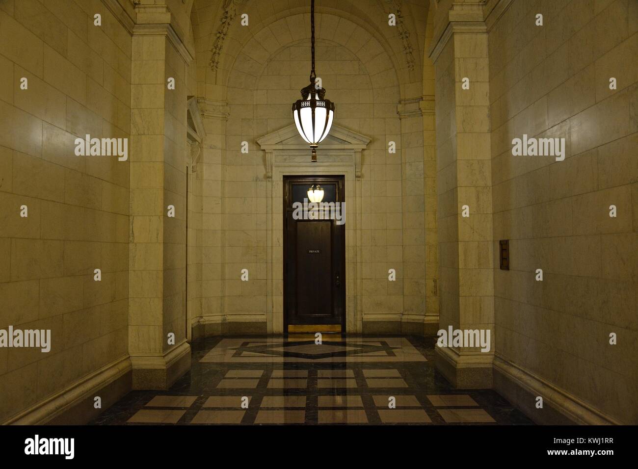 The interior of the New York State Capitol Building at the Capitol ...
