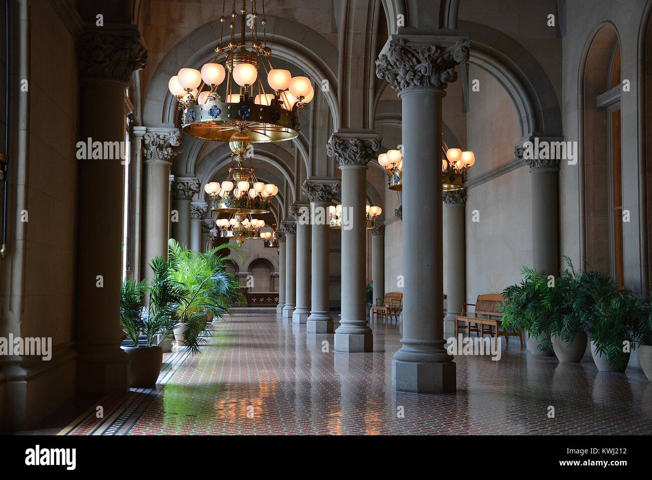 New york state capitol interior hi-res stock photography and images - Alamy