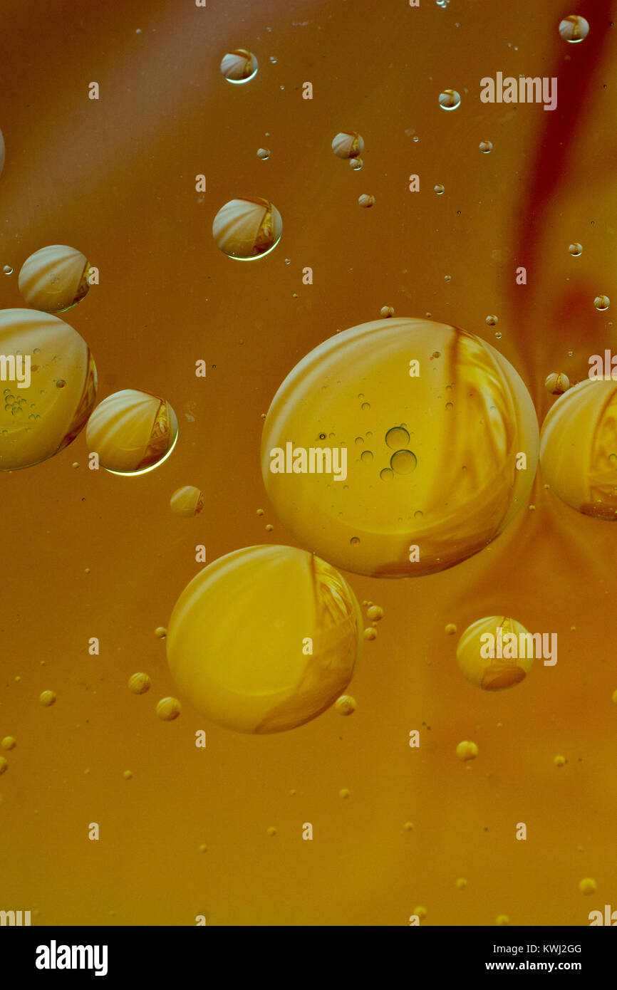 Colorful water bubles on water as abackground Stock Photo - Alamy