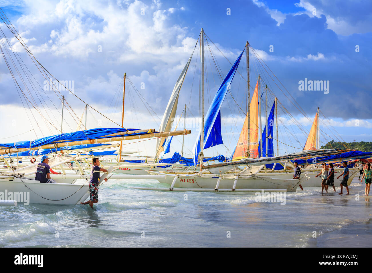 Crowded Boracay High Resolution Stock Photography and Images - Alamy