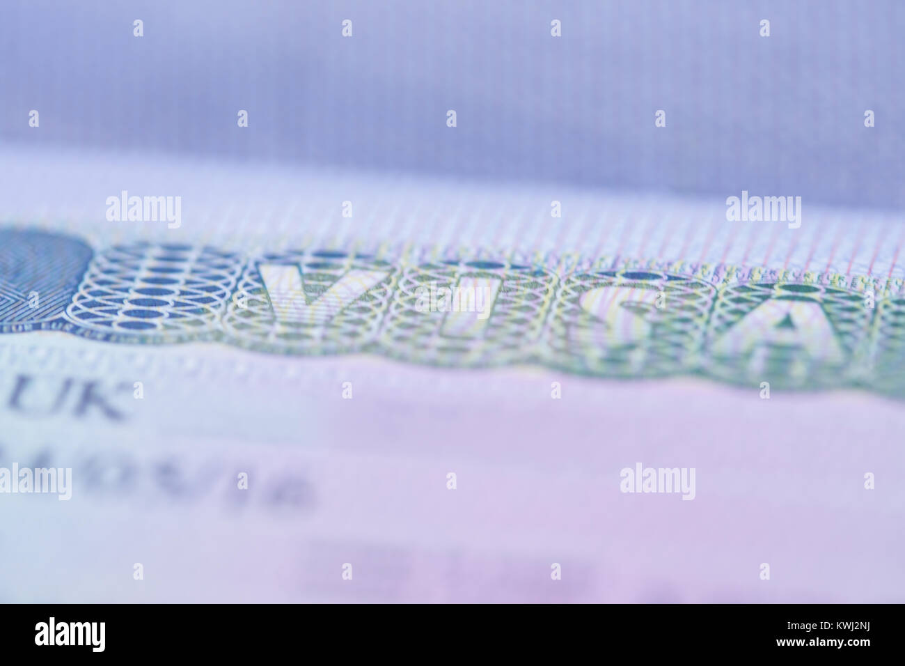 Visa stamp hi-res stock photography and images - Alamy