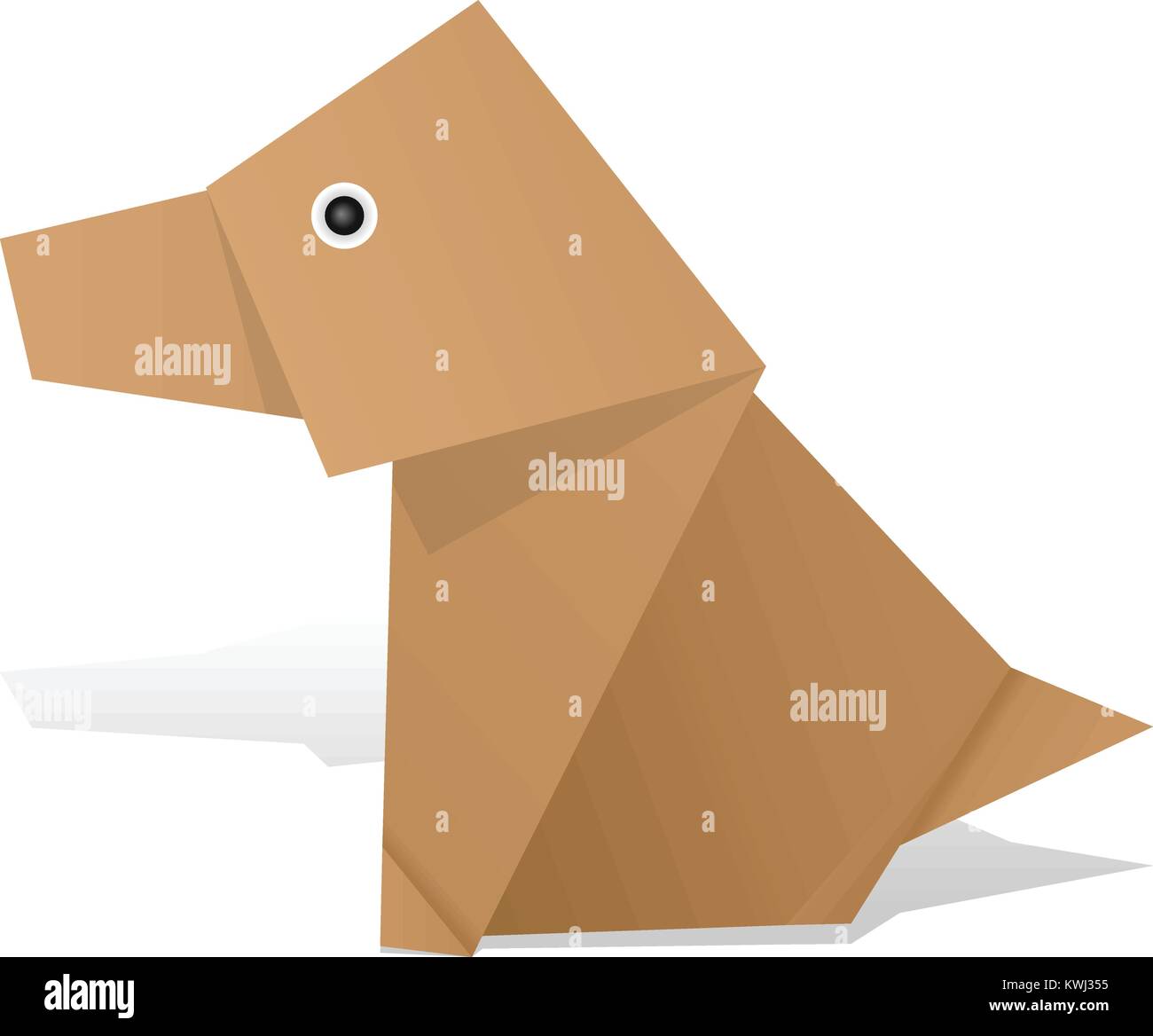 Origami dog hi-res stock photography and images - Alamy
