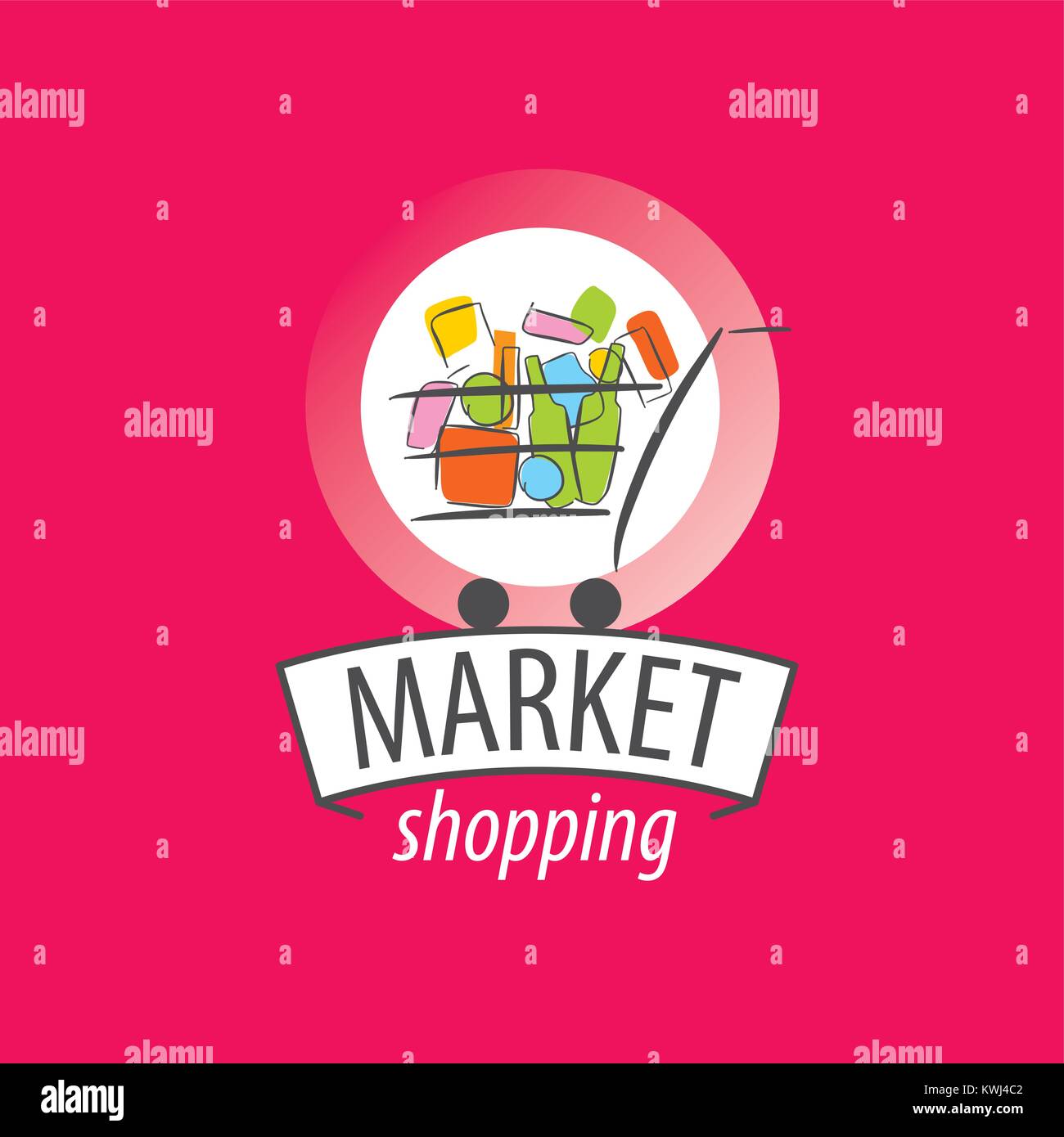 vector shopping logo Stock Vector Image & Art - Alamy
