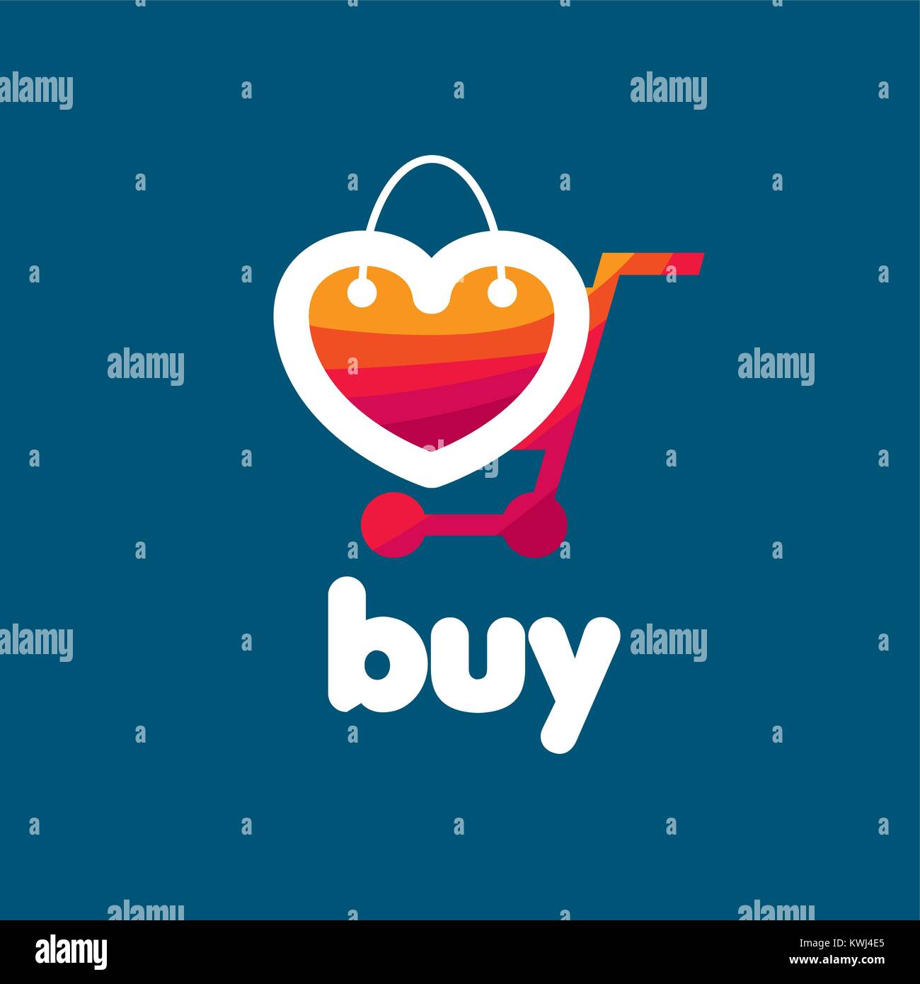 vector shopping logo Stock Vector Image & Art - Alamy