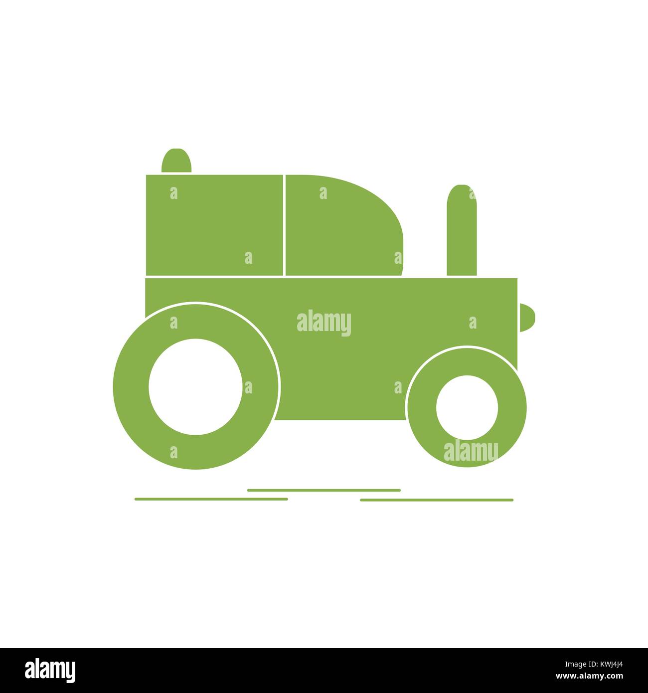 Children's toy: tractor. Design for poster or print Stock Vector Image ...