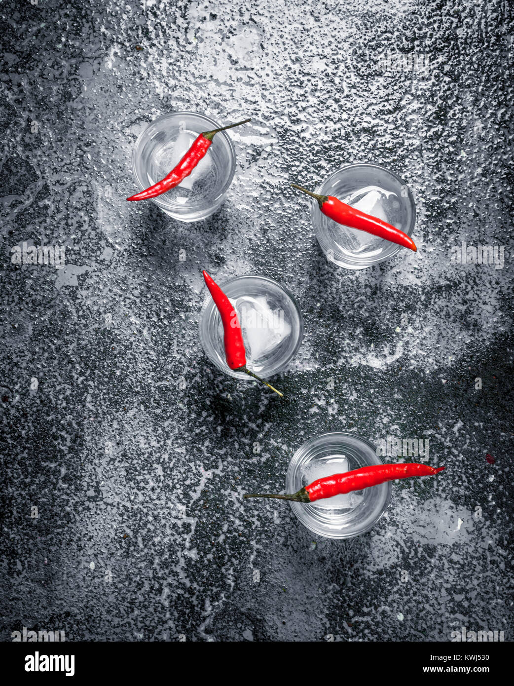 Crystal vodka shot top hi-res stock photography and images - Alamy