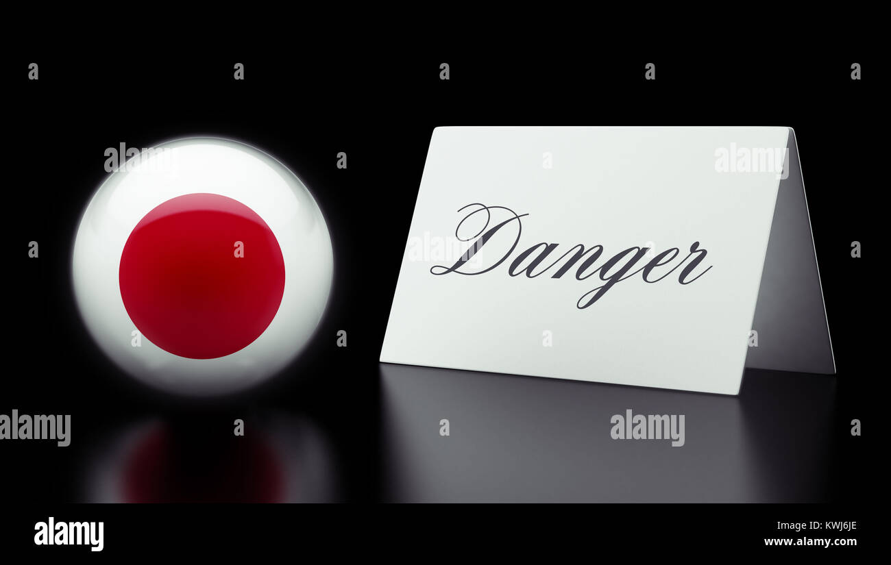 Japan High Resolution Danger Concept Stock Photo - Alamy