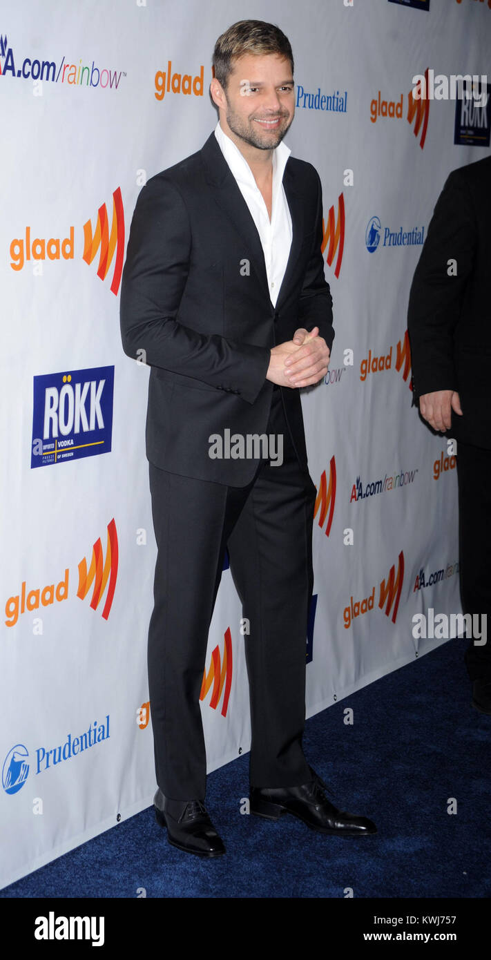 NEW YORK, NY - MARCH 19: Ricky Martin attends the 22nd Annual GLAAD ...