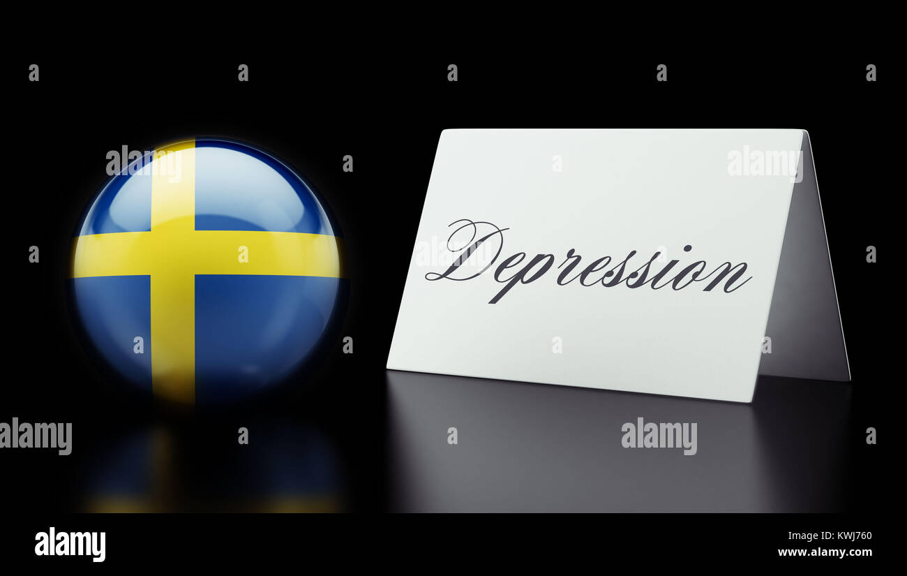 Sweden High Resolution Depression Concept Stock Photo - Alamy