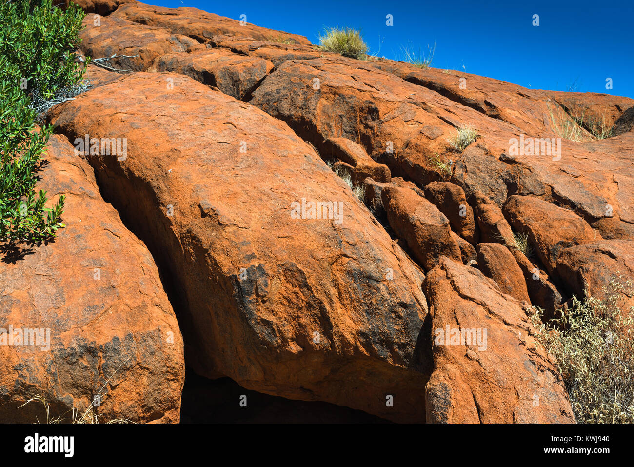 Uluru close up detail. Red centre, Northern Territory. Australia Stock ...