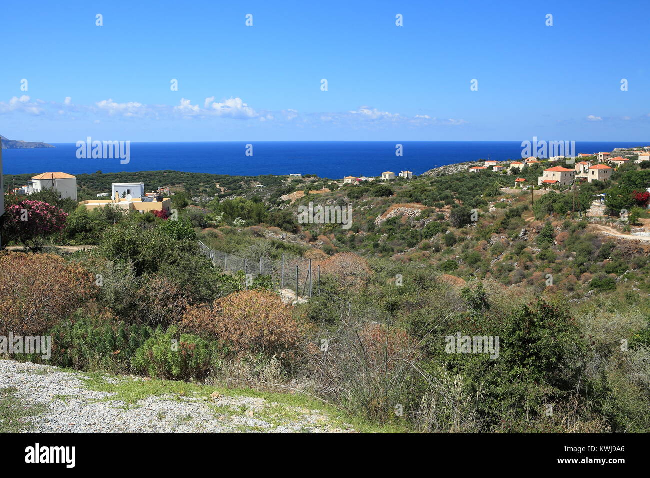 Hills above Plaka, Chania, Crete, Greece, Europe Stock Photo - Alamy