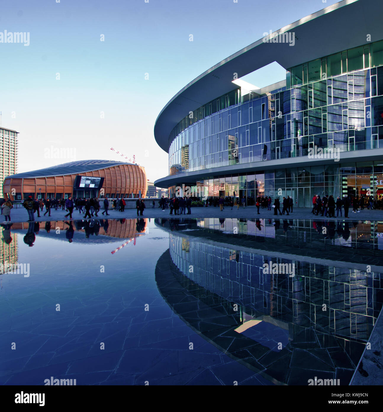 the futuristic financial district of Milan, Italy Stock Photo - Alamy