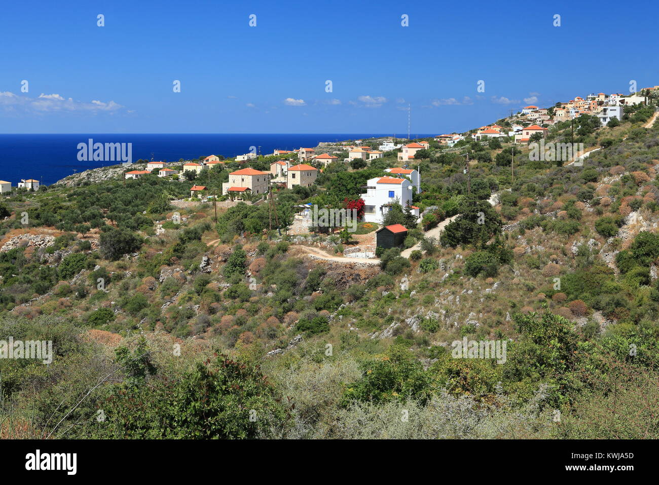 Hills above Plaka, Chania, Crete, Greece, Europe Stock Photo - Alamy