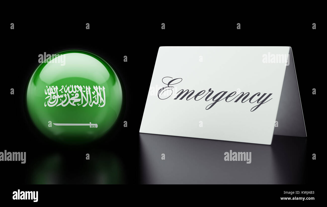Saudi Arabia High Resolution Emergency Concept Stock Photo - Alamy
