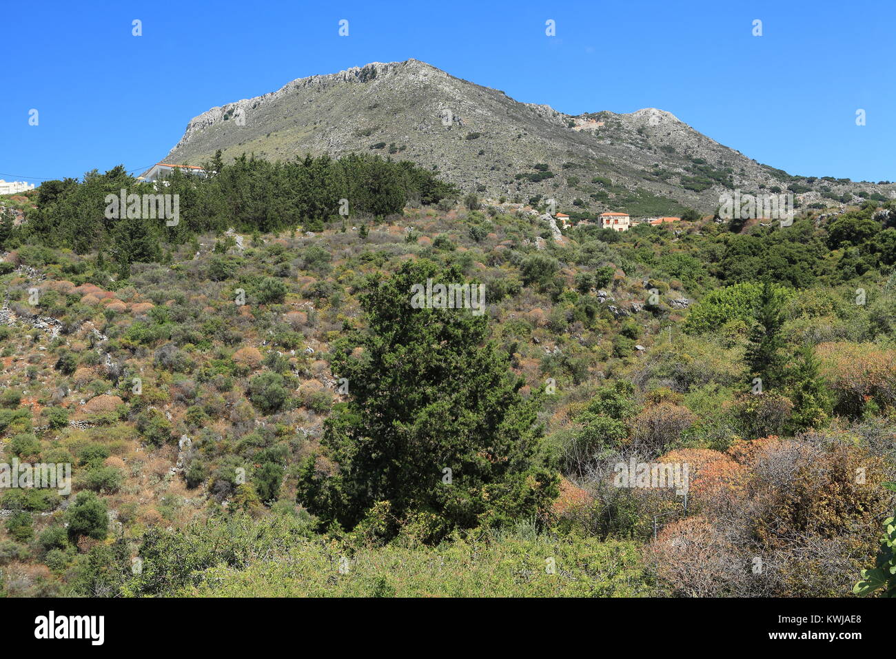 Hills above Plaka, Chania, Crete, Greece, Europe Stock Photo - Alamy