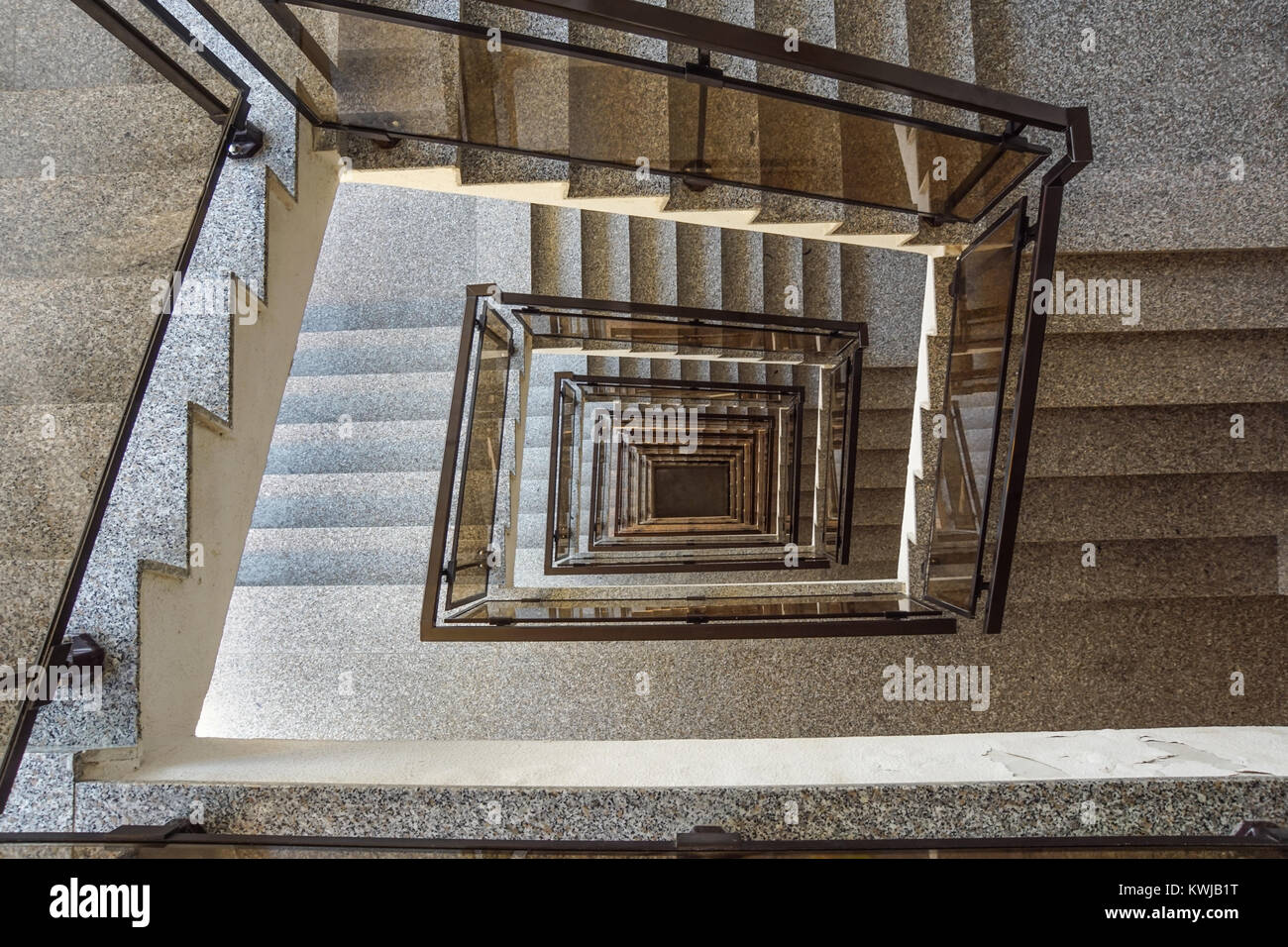 Stairwell view hi-res stock photography and images - Alamy