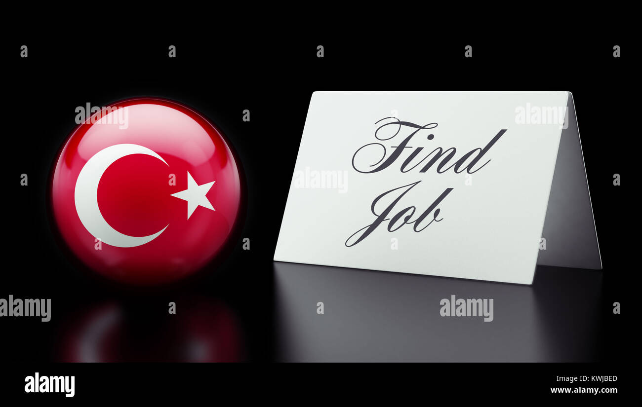Turkey High Resolution Find Job Concept Stock Photo - Alamy