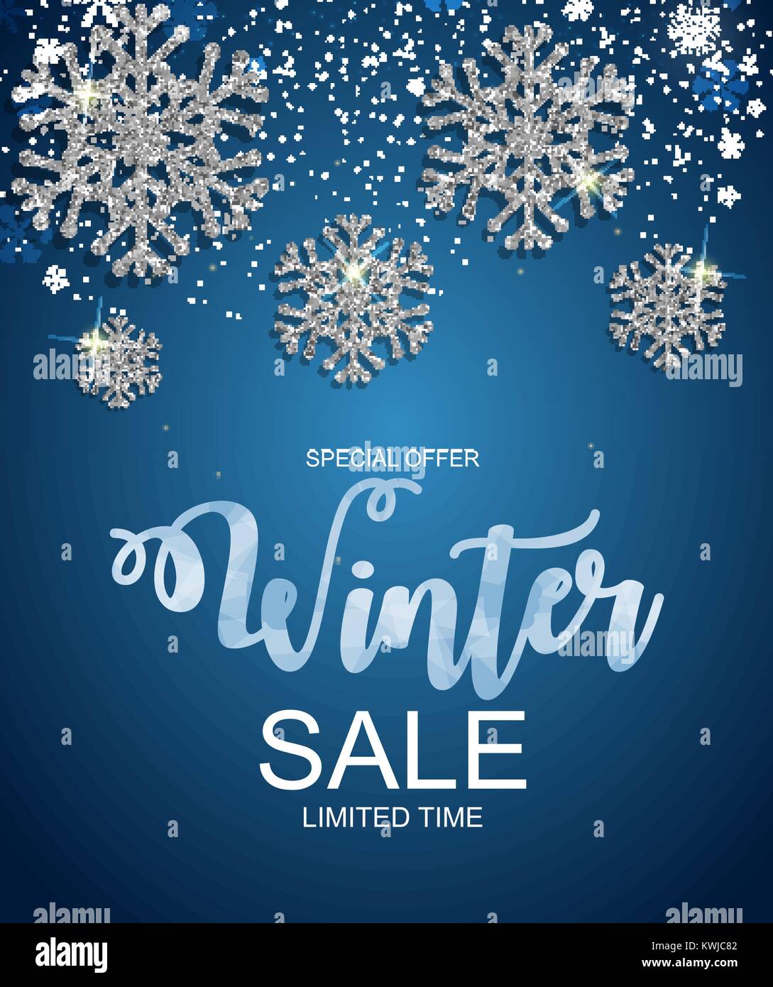 Winter Sale Background Special Offer Banner Background for Business and ...