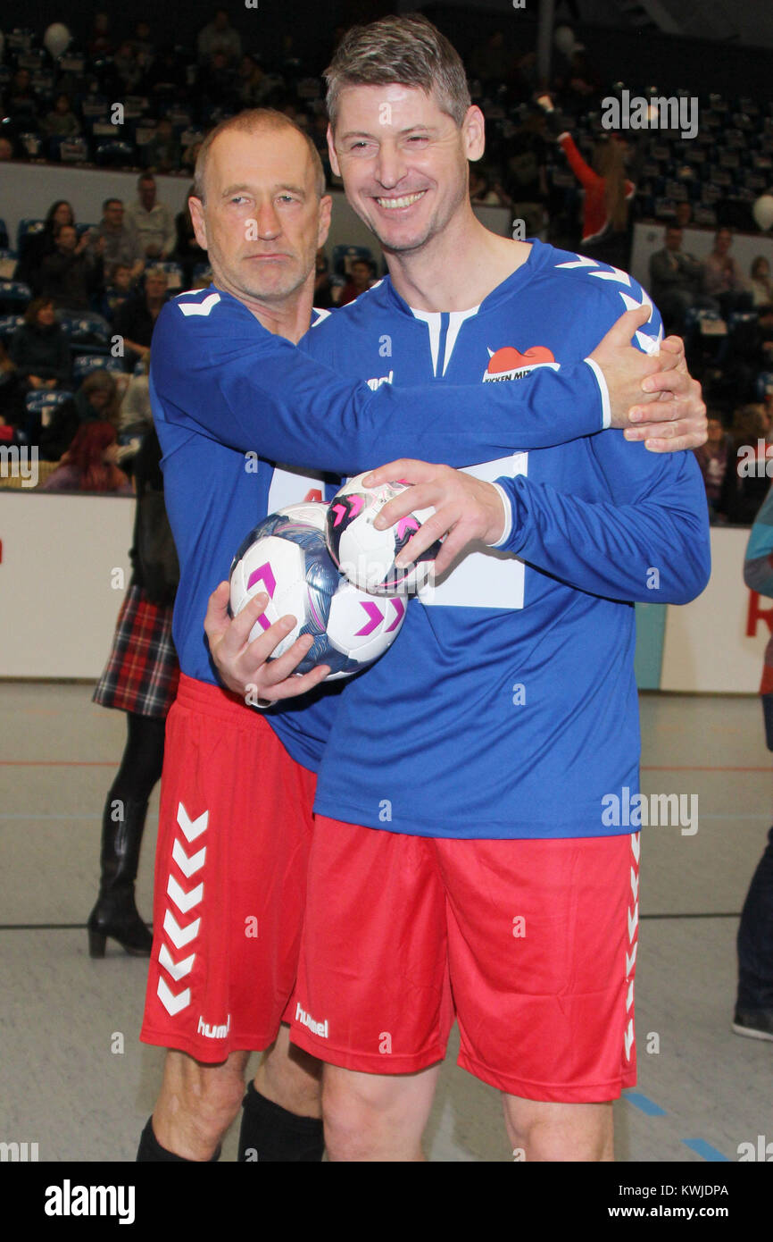 Celebrities attending charity event 'Kicken mit Herz' at Sporthalle ...