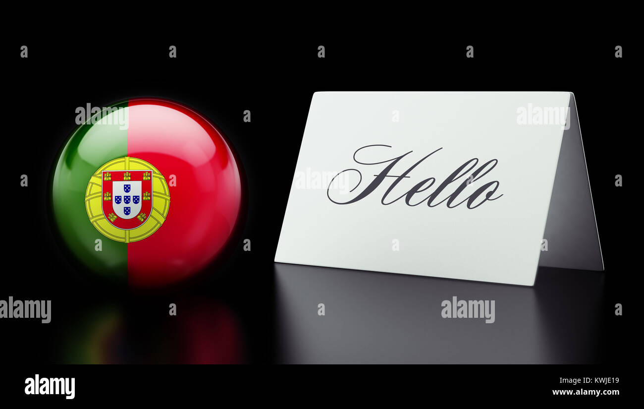 Portugal High Resolution Hello Concept Stock Photo - Alamy