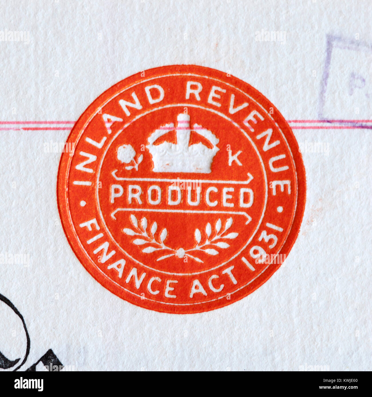 Revenue Stamps High Resolution Stock Photography and Images - Alamy
