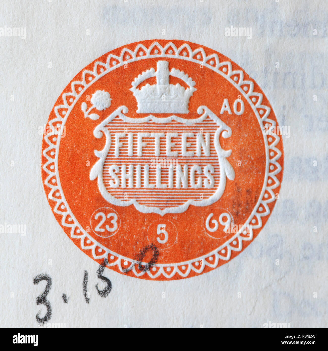 Inland revenue stamps hi-res stock photography and images - Alamy