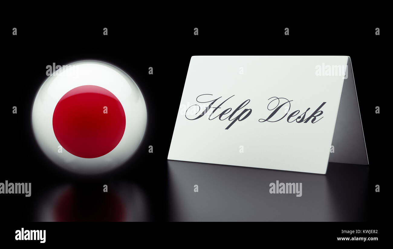 Japan High Resolution Help Desk Concept Stock Photo - Alamy