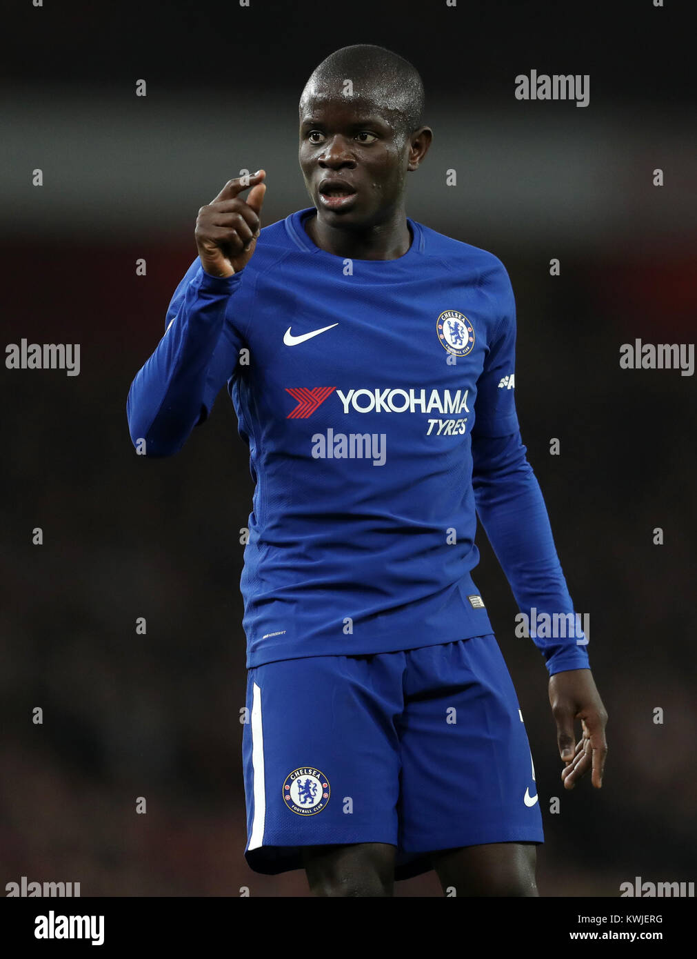 Chelsea's N'Golo Kante during the Premier League match at the Emirates ...