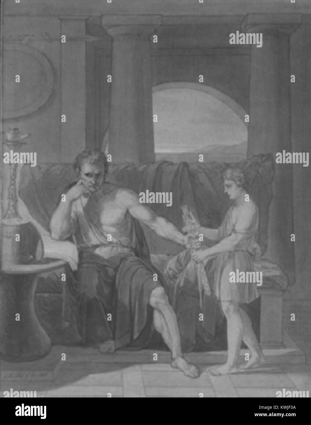 Receiving scene Black and White Stock Photos & Images - Alamy