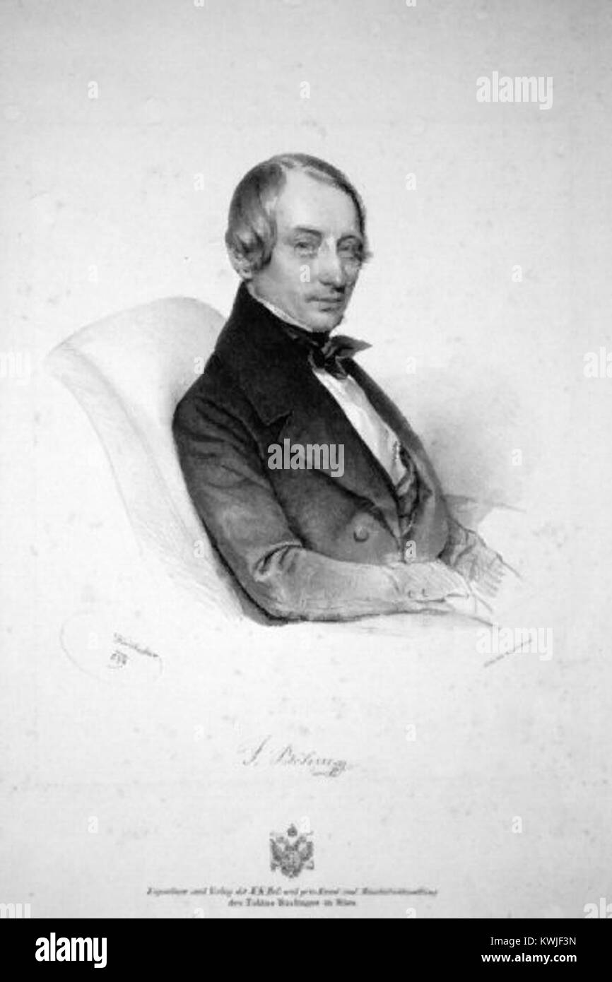 An 1839 lithograph of Josef Böhm portrays the Austrian violinist known ...