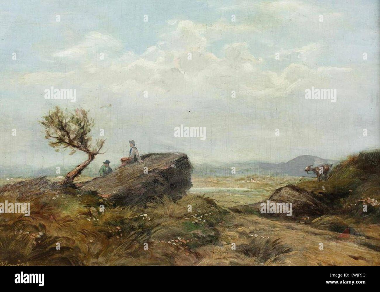 Josef Krejsa - Krajina s pasáčkem Stock Photo - Alamy