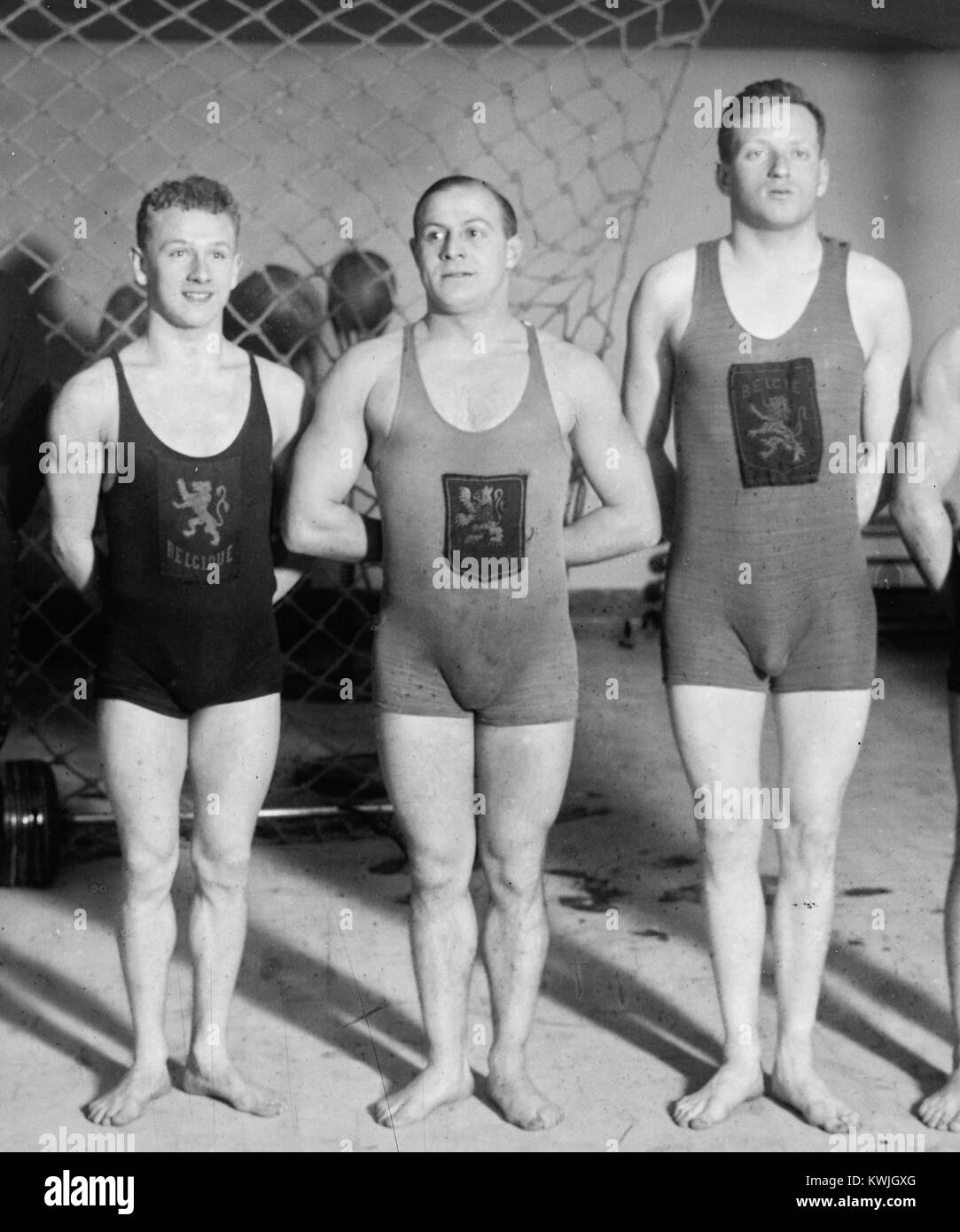 Joseph Callens, René Bauwens, Gérard Blitz 1922 Stock Photo - Alamy