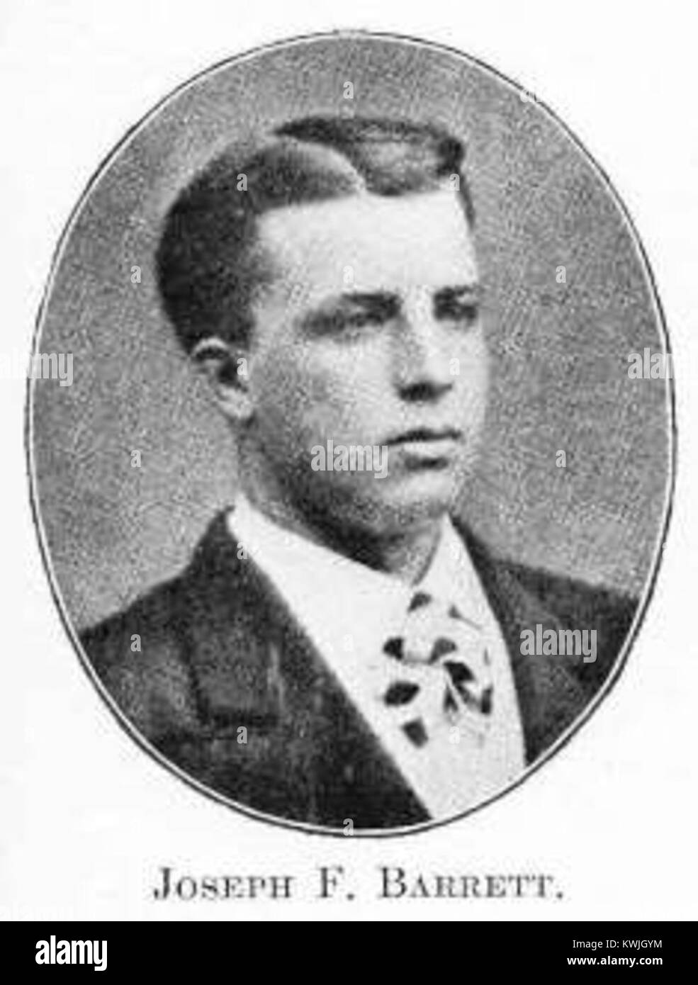 This photograph shows Joseph Francis Barrett, who co-founded the ...