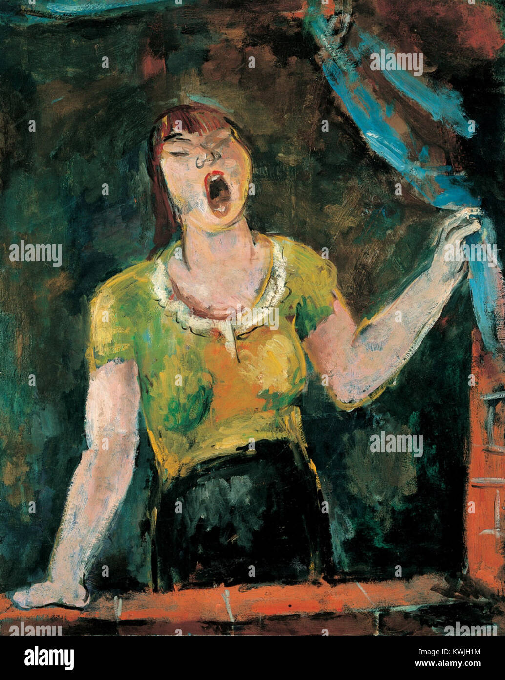 Joseph Kutter La Bâilleuse 1926 Stock Photo - Alamy