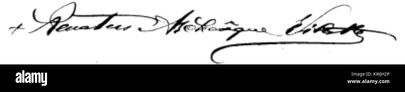 The signature of Joseph René Vilatte marks the autograph of a French ...