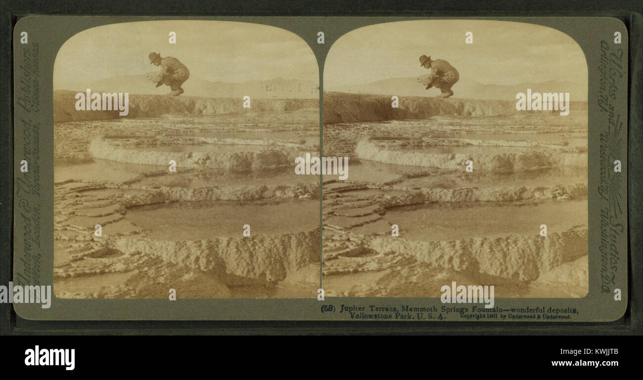 Jupiter Terrace, Mammoth Springs Fountain – wonderful deposits ...