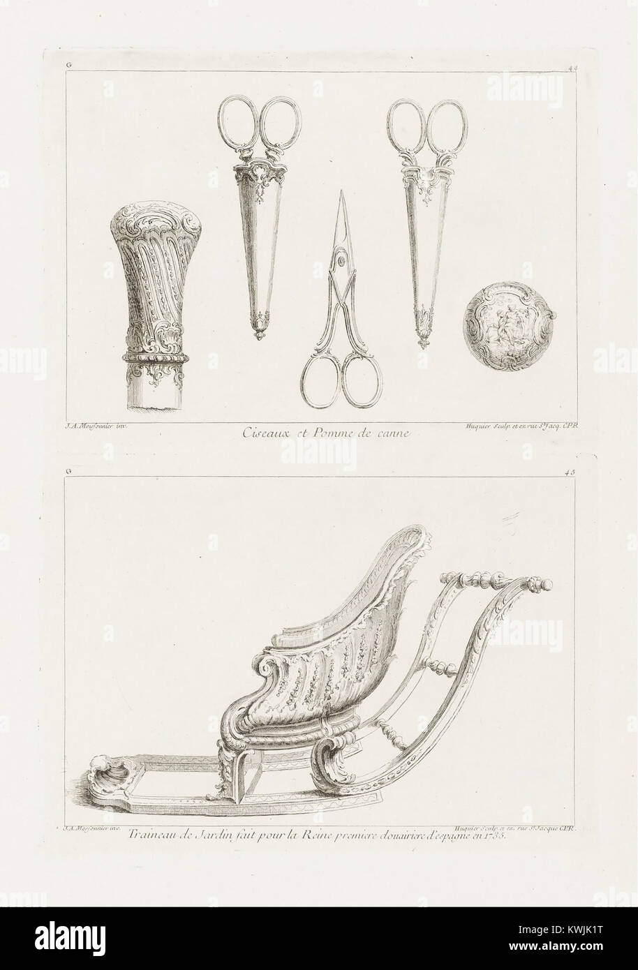 Rococo style depicting hi-res stock photography and images - Alamy