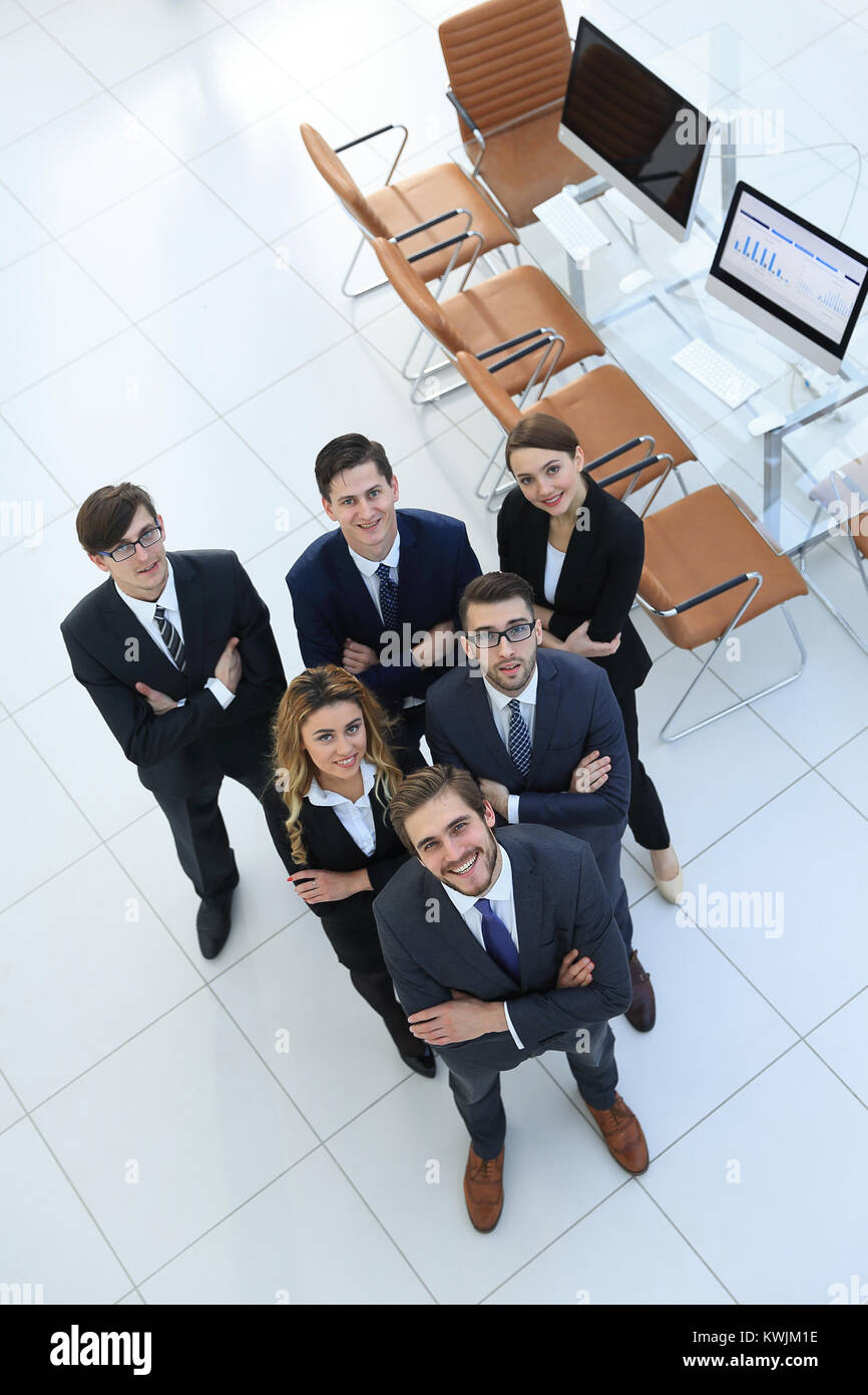 Top view colleagues work together hi-res stock photography and images ...