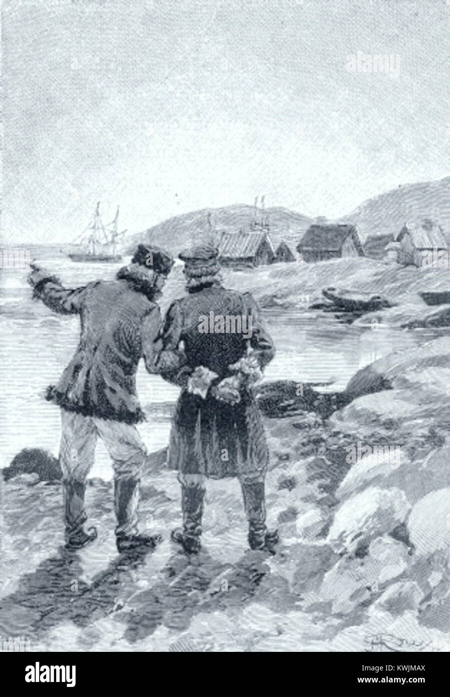 'César Cascabel' is a novel by Jules Verne, illustrated by George Roux ...