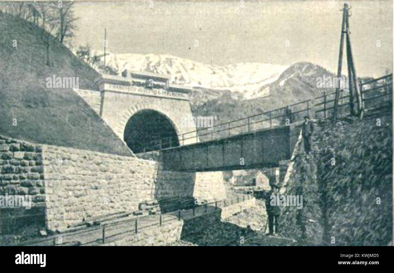 Long alpine tunnel hi-res stock photography and images - Alamy